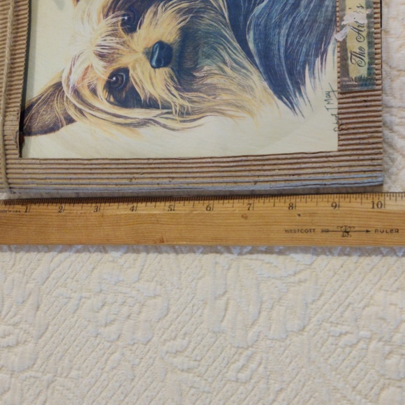 Evergreen Ent | Dog | Yorkshire Yorkie By Artist Robert J May Slate ...